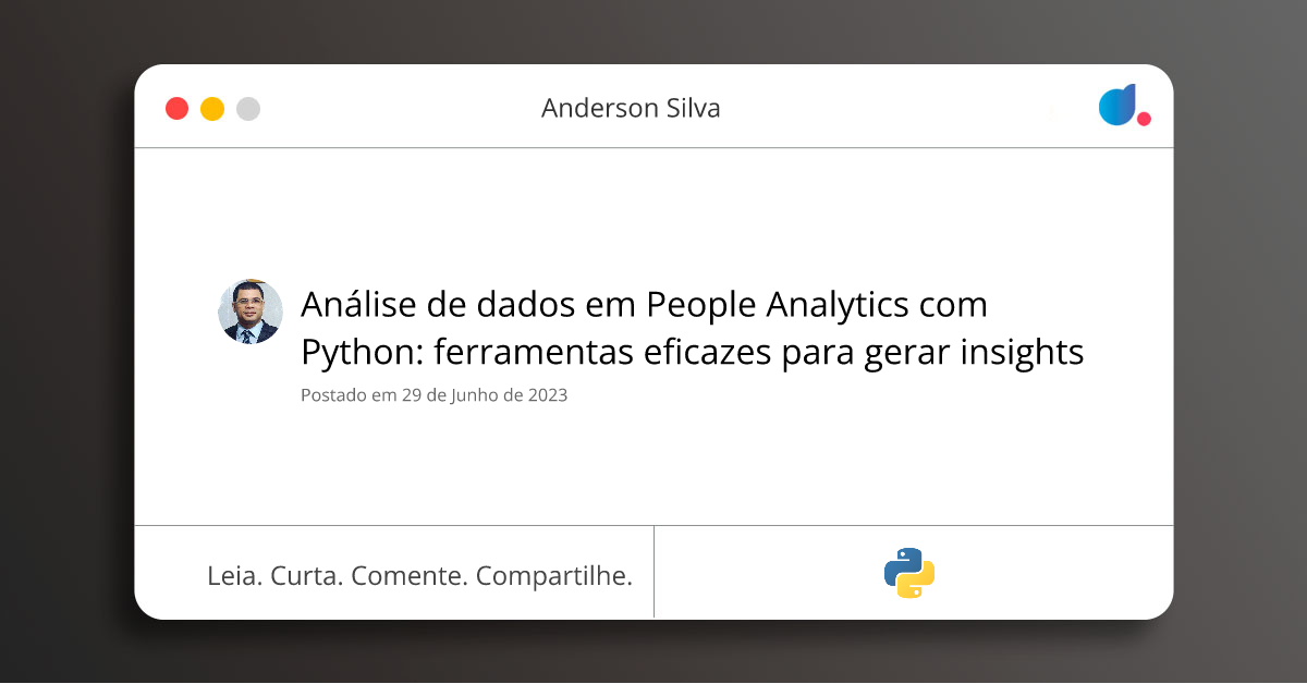 Análise de dados em People Analytics com Python: ferramentas eficazes para gerar insights ...