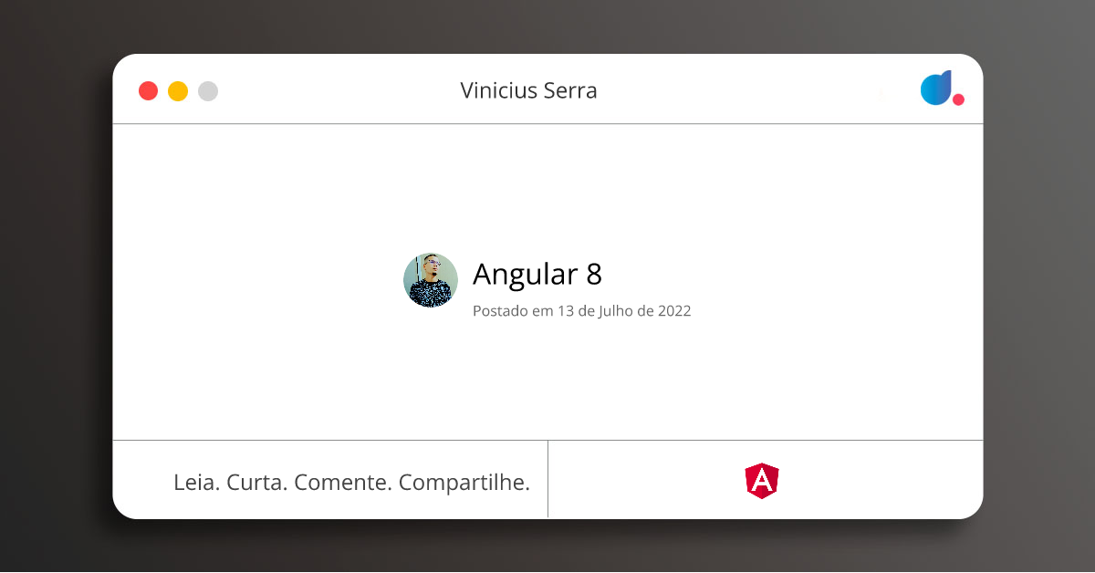 Angular 8 | Vinicius Serra | Angular | DIO