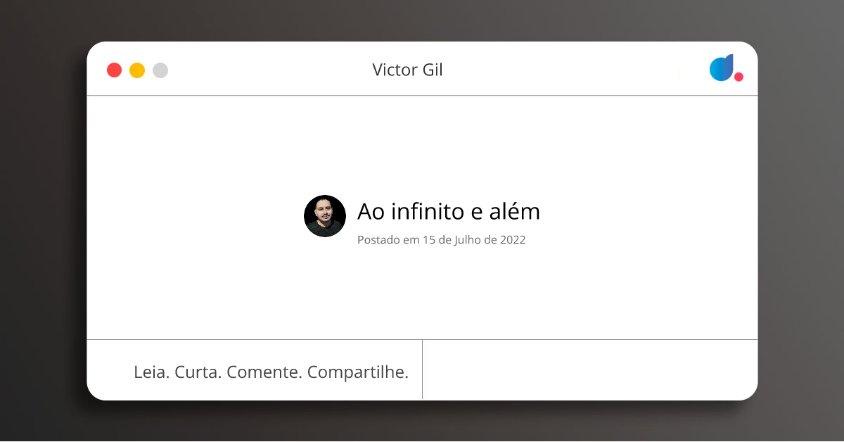 Ao infinito e além | Victor Gil | DIO