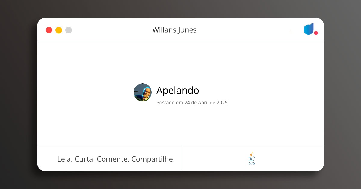 Apelando | Willans Junes | DIO