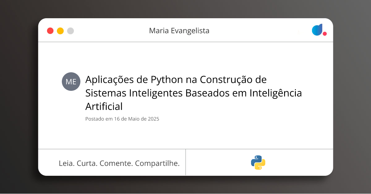 Aplicações de Python na Construção de Sistemas Inteligentes Baseados em ...
