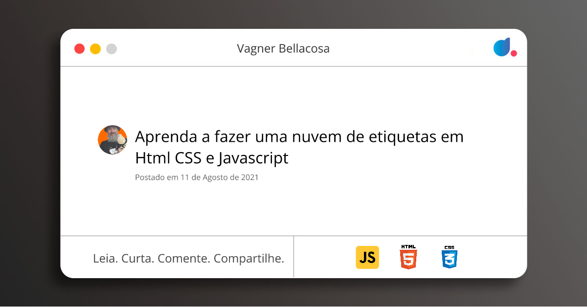 Aprenda a fazer uma nuvem de etiquetas em Html CSS e Javascript ...