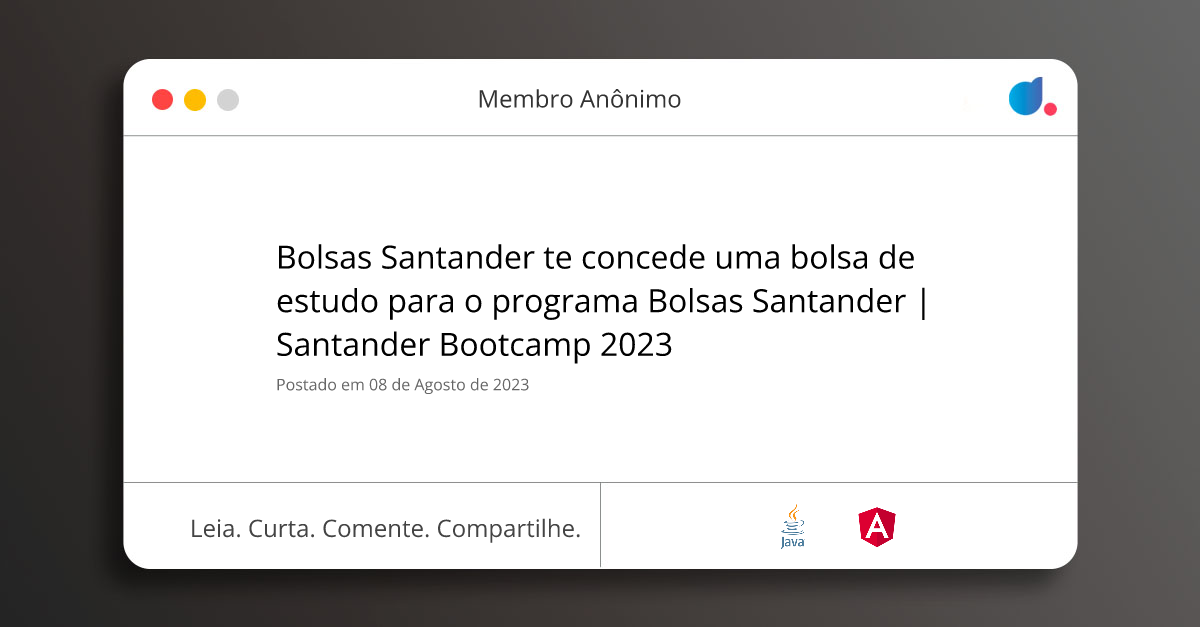 Bolsas Santander te concede uma bolsa de estudo para o programa Bolsas Santander | Santander ...