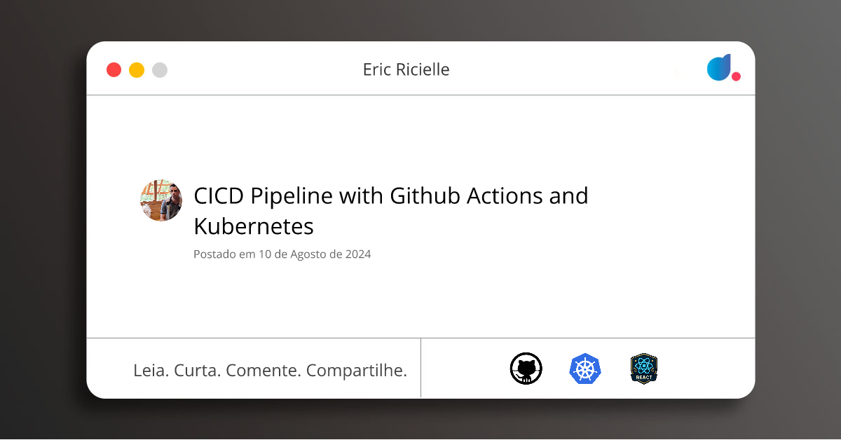 CICD Pipeline with Github Actions and Kubernetes | Eric Ricielle ...