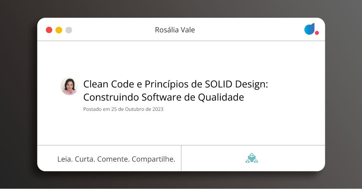 Clean Code e Princípios de SOLID Design: Construindo Software de ...
