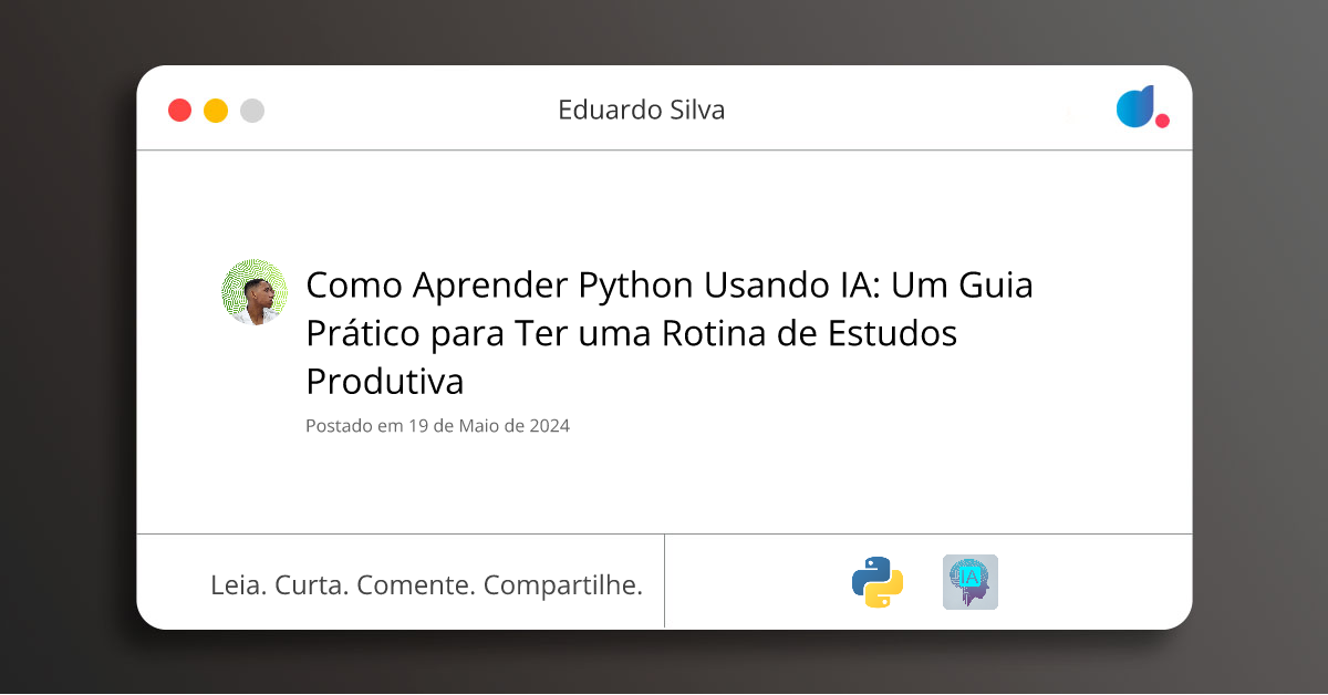 Como Aprender Python Usando IA: Um Guia Prático para Ter uma Rotina de ...