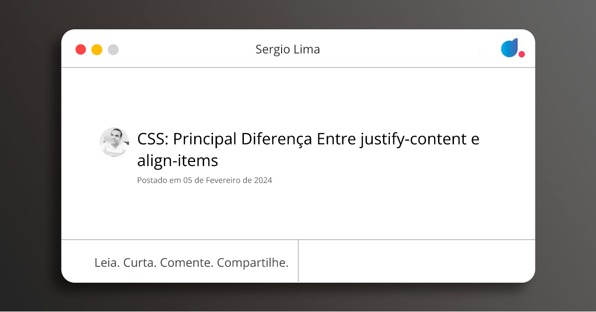 CSS: Principal Diferença Entre justify-content e align-items | Sergio ...