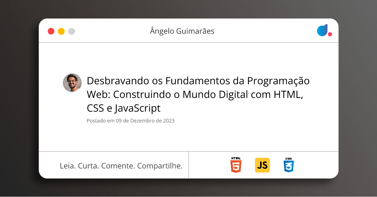 Desbravando os Fundamentos da Programação Web: Construindo o Mundo ...