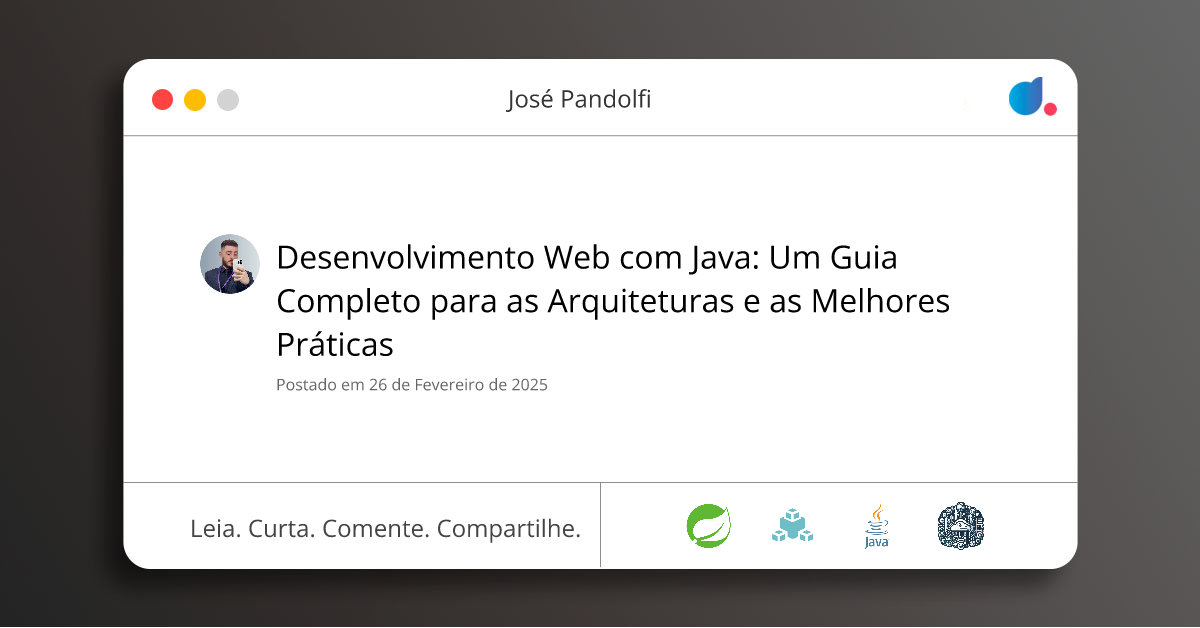 Desenvolvimento Web com Java: Um Guia Completo para as Arquiteturas e ...