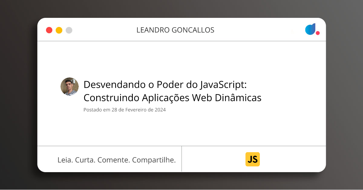 Desvendando o Poder do JavaScript: Construindo Aplicações Web Dinâmicas ...