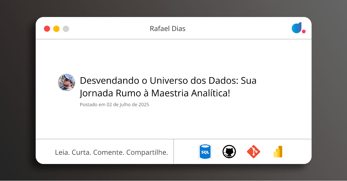Desvendando o Universo dos Dados: Sua Jornada Rumo à Maestria Analítica ...