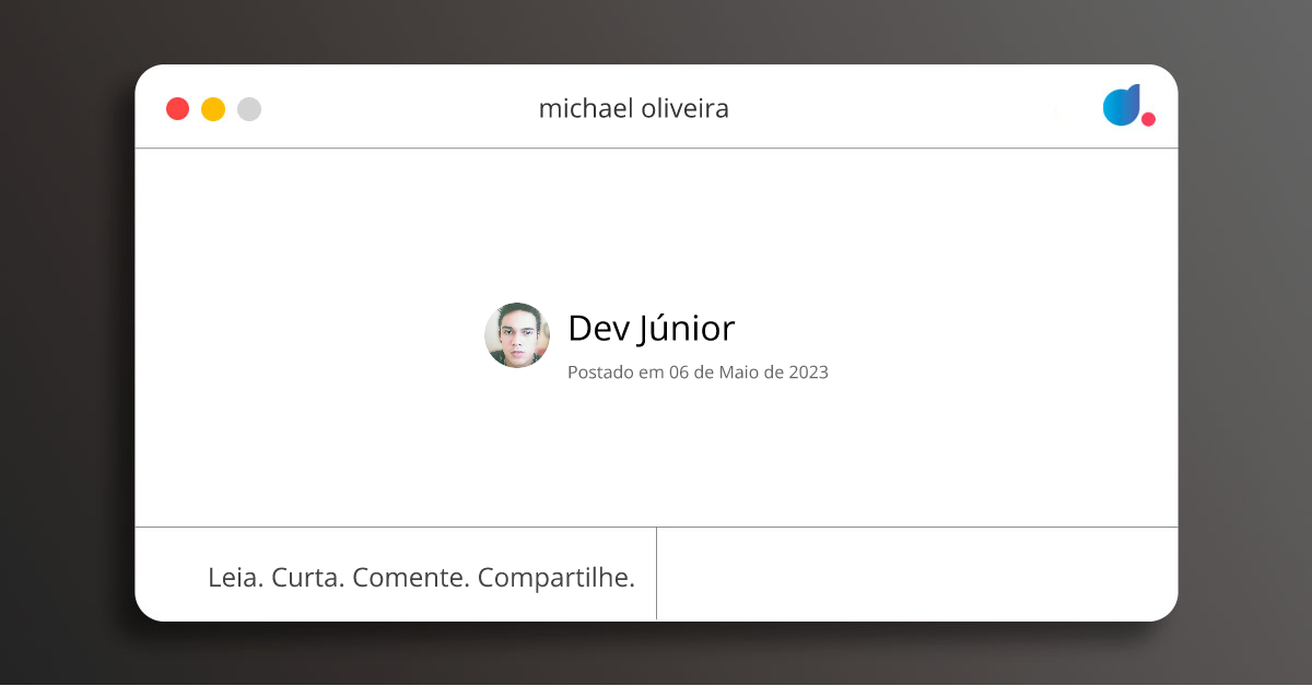 Dev Júnior | michael oliveira | DIO