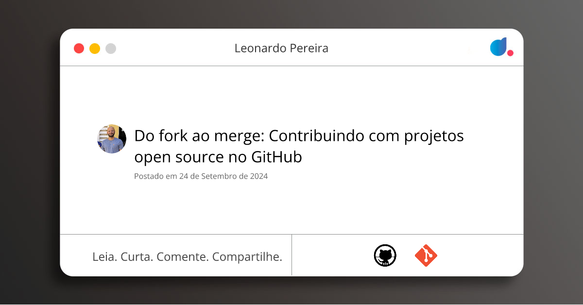 Do Fork Ao Merge Contribuindo Com Projetos Open Source No Github