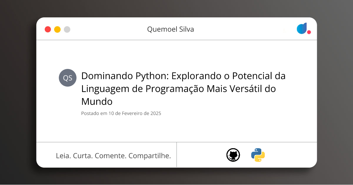 Dominando Python: Explorando o Potencial da Linguagem de Programação ...