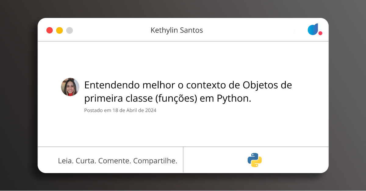 Entendendo melhor o contexto de Objetos de primeira classe (funções) em ...