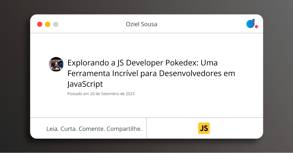 Explorando a JS Developer Pokedex: Uma Ferramenta Incrível para Desenvolvedores em JavaScript ...