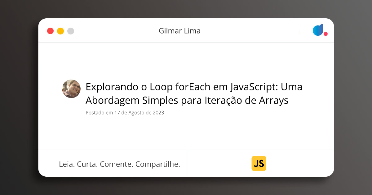 Explorando o Loop forEach em JavaScript: Uma Abordagem Simples para ...