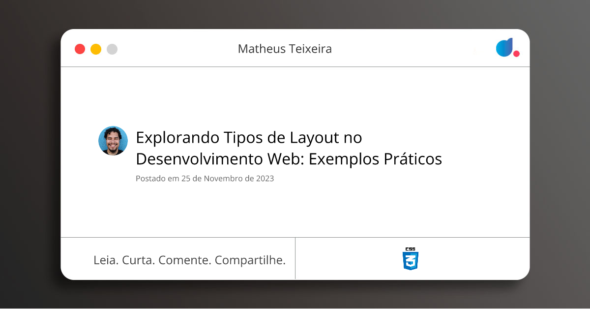 Explorando Tipos de Layout no Desenvolvimento Web: Exemplos Práticos ...