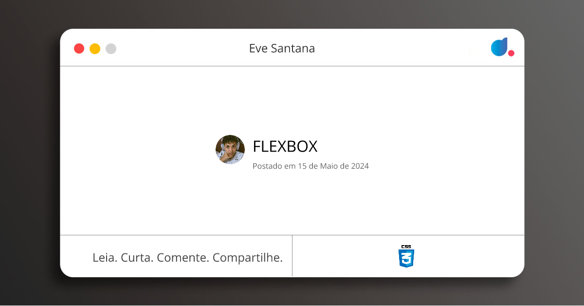 FLEXBOX | Eve Santana | CSS | DIO
