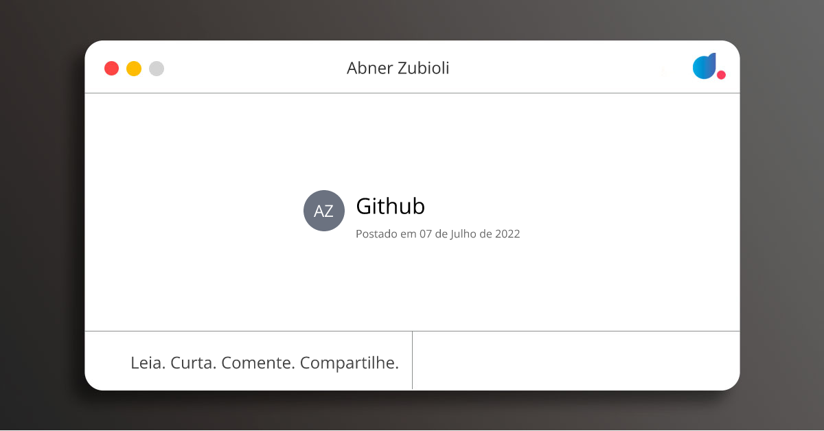 Github | Abner Zubioli | DIO