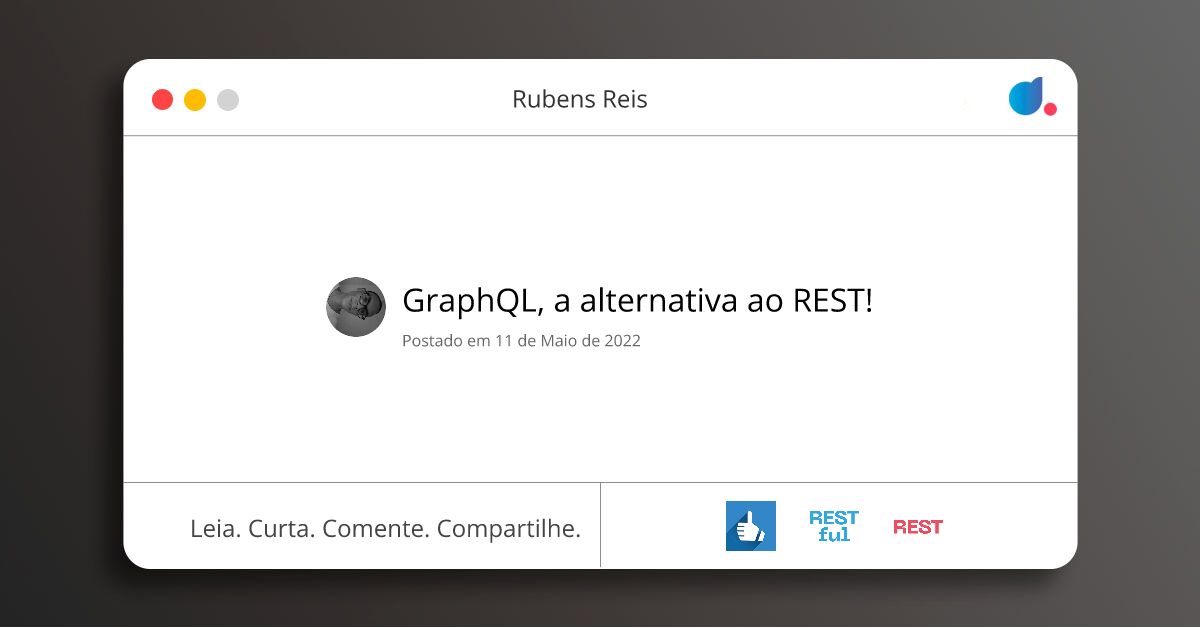 GraphQL, a alternativa ao REST! | Rubens Reis | Facebook | RESTful ...