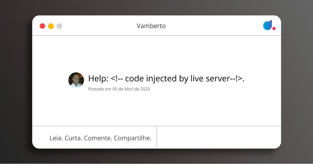 Help: . | Vamberto | DIO