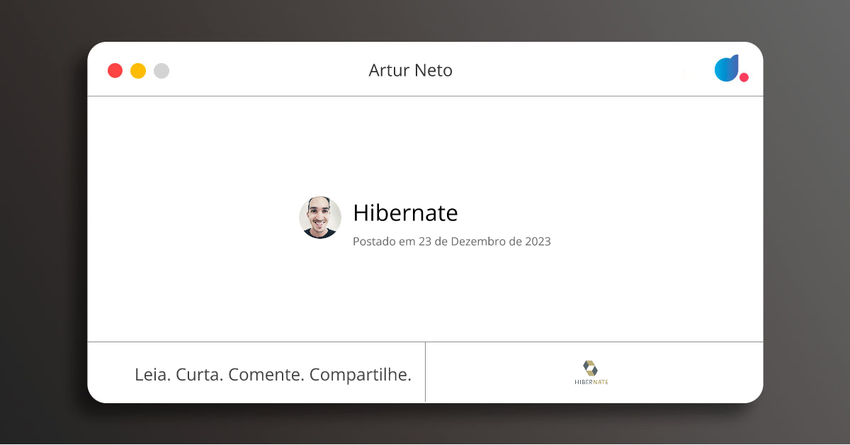 Hibernate | Artur Neto | Hibernate | DIO