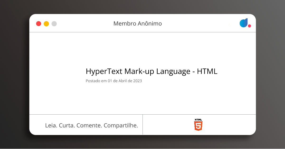 HyperText Mark-up Language - HTML | maXIcq maXI | HTML | DIO