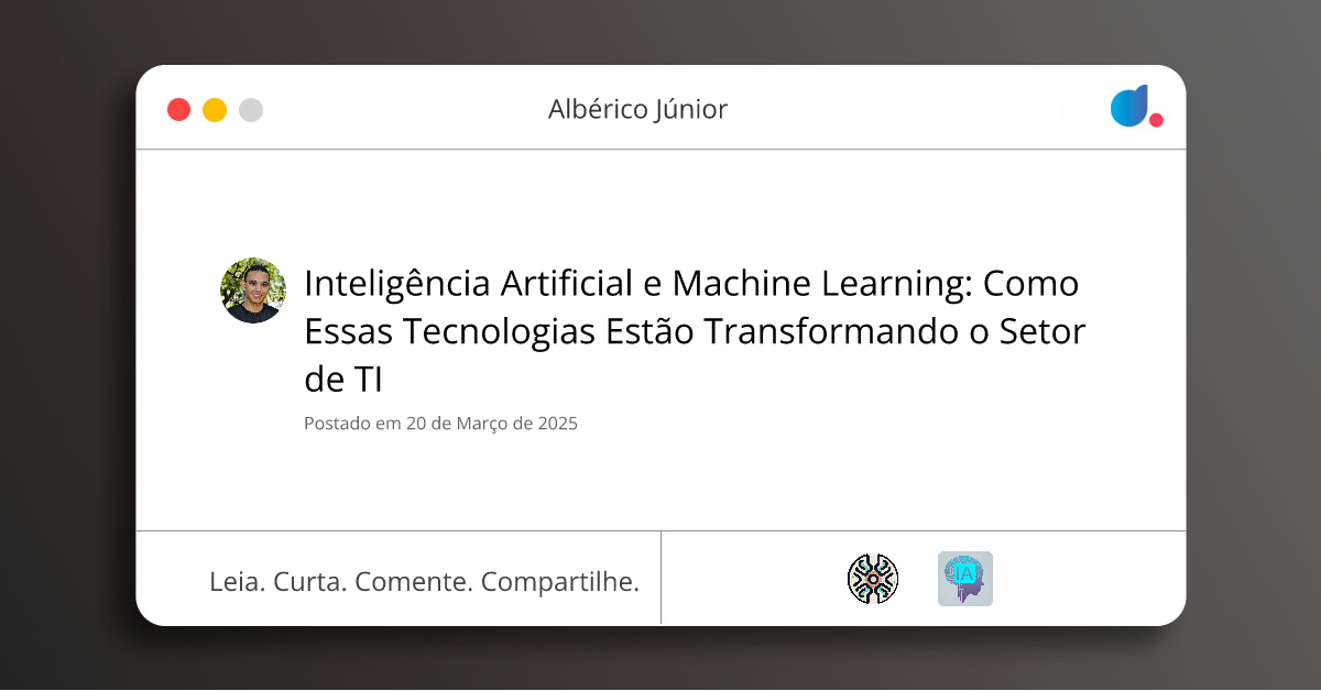 Inteligência Artificial e Machine Learning: Como Essas Tecnologias Estão Transformando o Setor ...