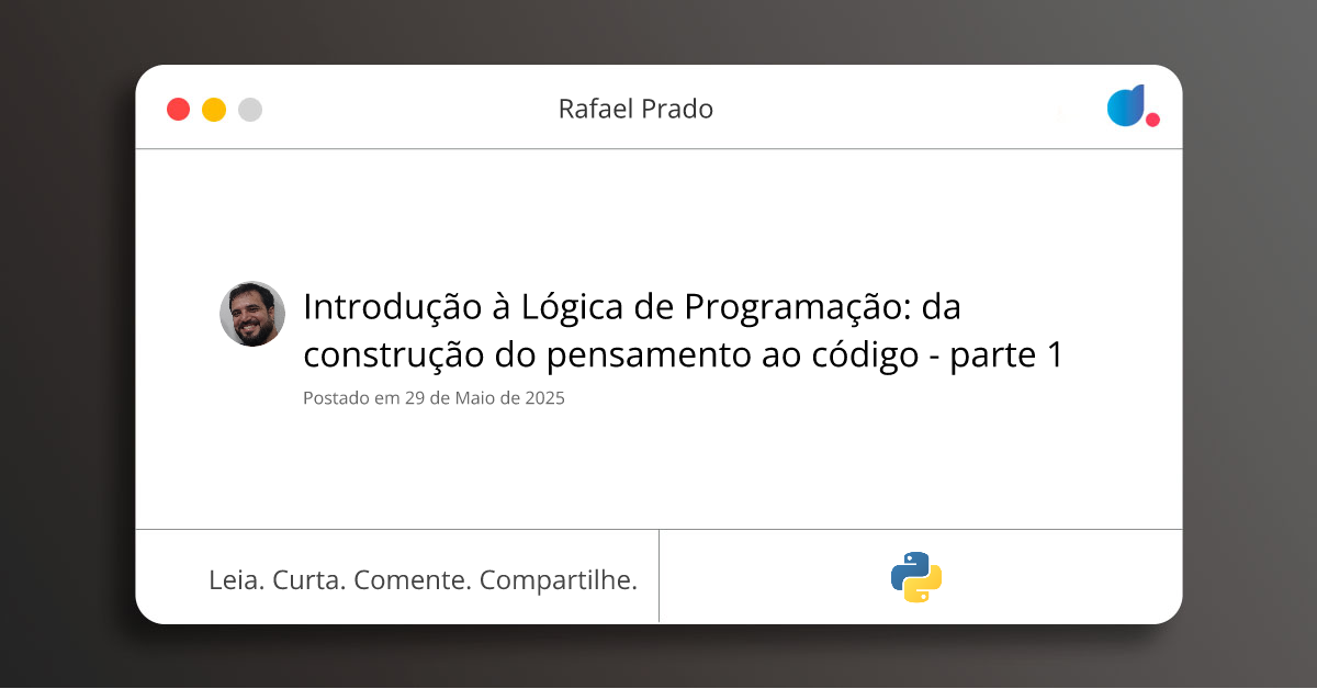 Introdução à Lógica De Programação Da Construção Do Pensamento Ao