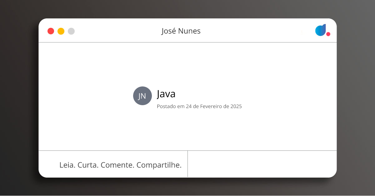 Java | José Nunes | DIO