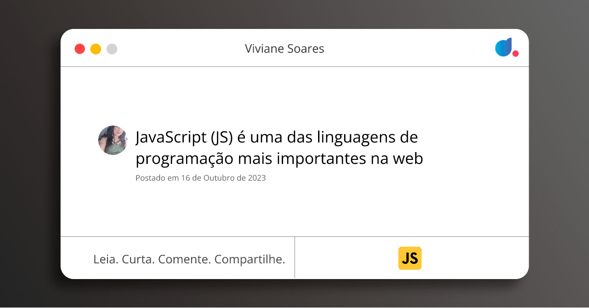 JavaScript (JS) é uma das linguagens de programação mais importantes na ...
