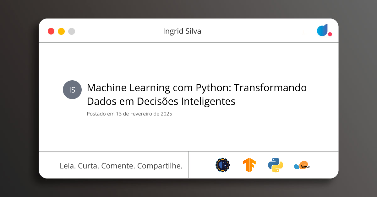 Machine Learning com Python: Transformando Dados em Decisões ...