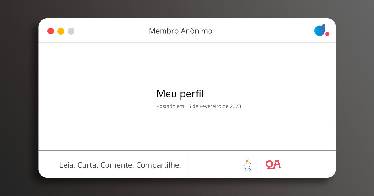 Meu perfil | ALEXSANDRA CASTRO | Java | QA | DIO