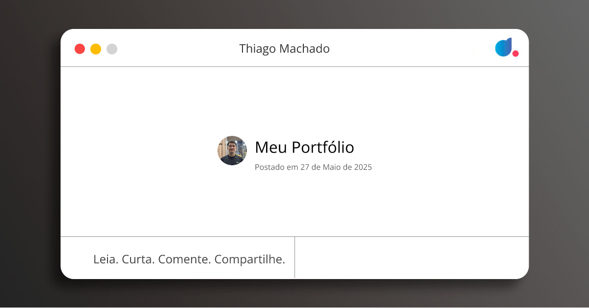 Meu Portfólio | Thiago Machado | DIO