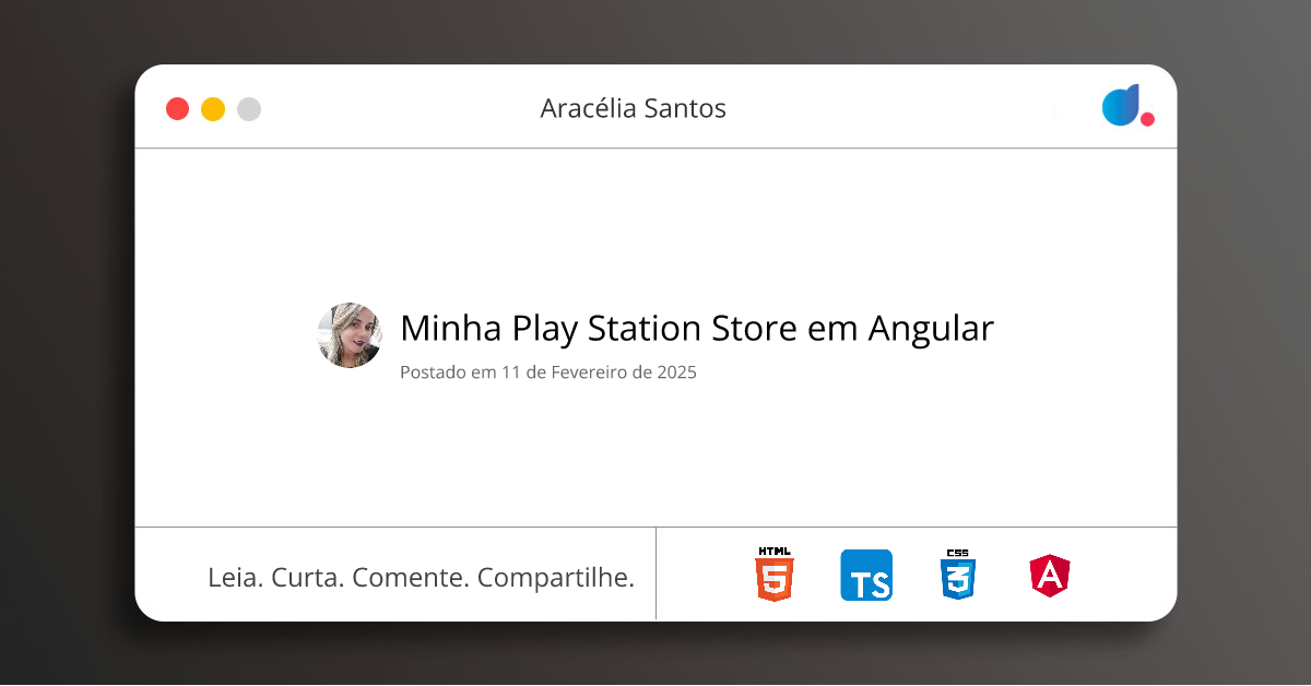 Minha Play Station Store Em Angular Aracélia Santos Html Typescript Css Angular Dio 0945