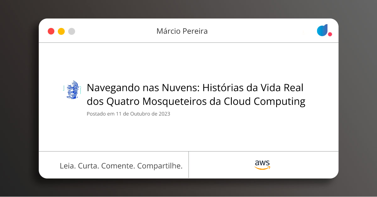 Navegando nas Nuvens: Histórias da Vida Real dos Quatro Mosqueteiros da Cloud Computing | Márcio ...