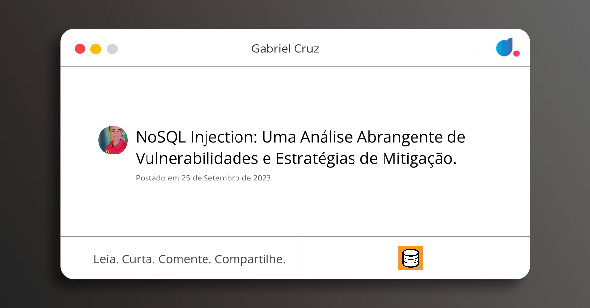 NoSQL Injection: Uma Análise Abrangente de Vulnerabilidades e ...