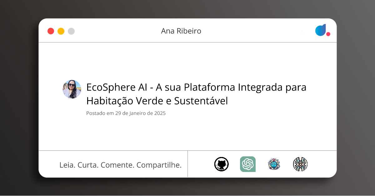 EcoSphere AI - A sua Plataforma Integrada para Habitação Verde e ...
