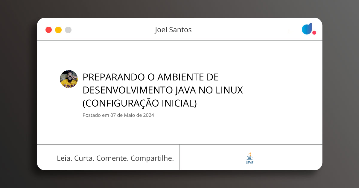 PREPARANDO O AMBIENTE DE DESENVOLVIMENTO JAVA NO LINUX (CONFIGURAÇÃO ...