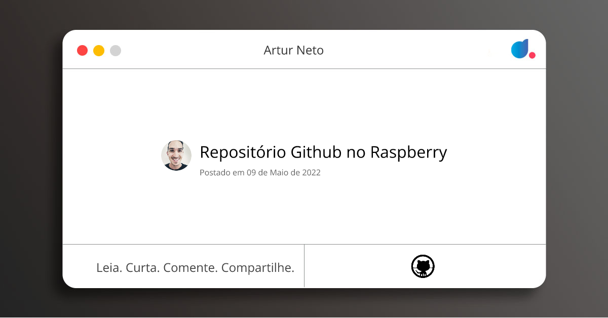 Repositório Github No Raspberry Artur Neto Github Dio