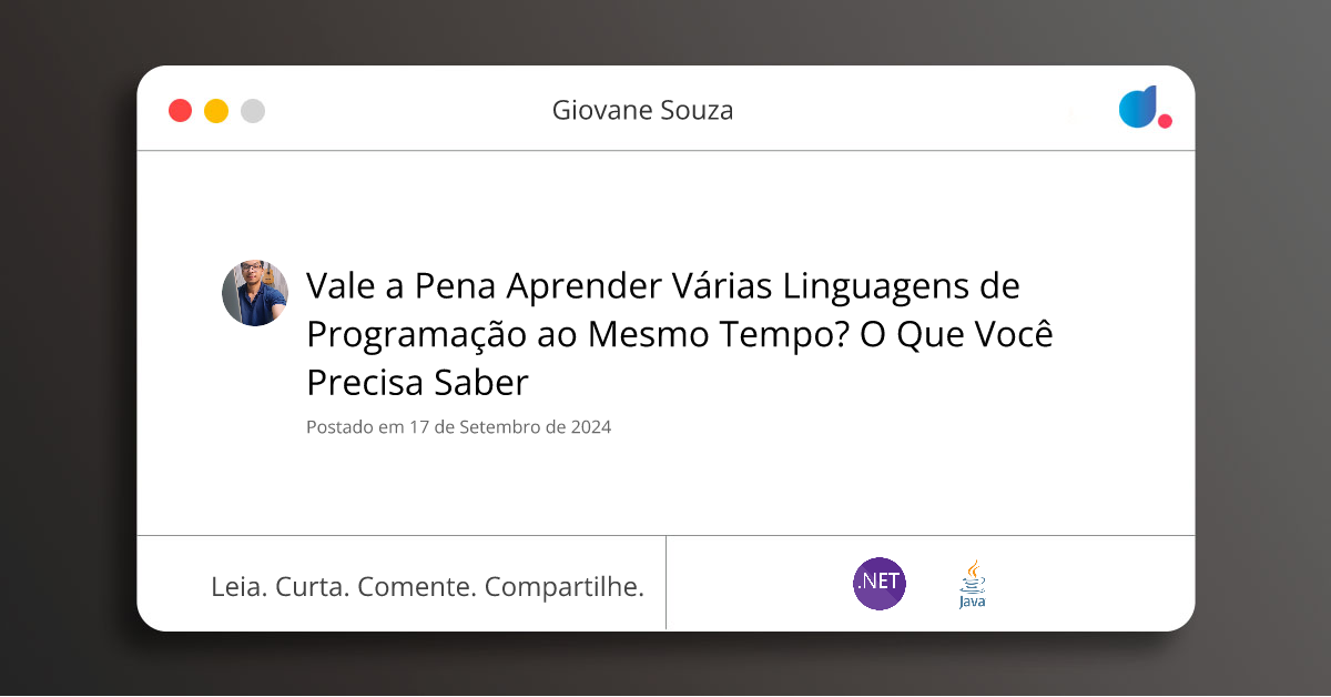Vale a Pena Aprender Várias Linguagens de Programação ao Mesmo Tempo? O ...
